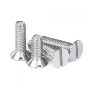 SS304 CSK Countersunk Flat Slotted Head Bolt (pack of 5) – TOBOIDS